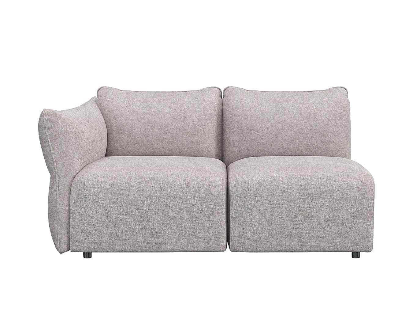 Sofos modulis kampinis MELFI (dvivietis) – Elegant Home